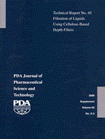 Technical Report No. 45 (TR 45): Filtration of Liquids Using Cellulose-Based Depth Filters | PDA